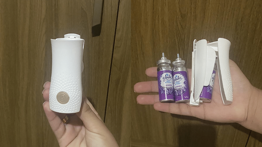 Kit com aparelho e refis promete aromatizar o ambiente, vale a pena?
