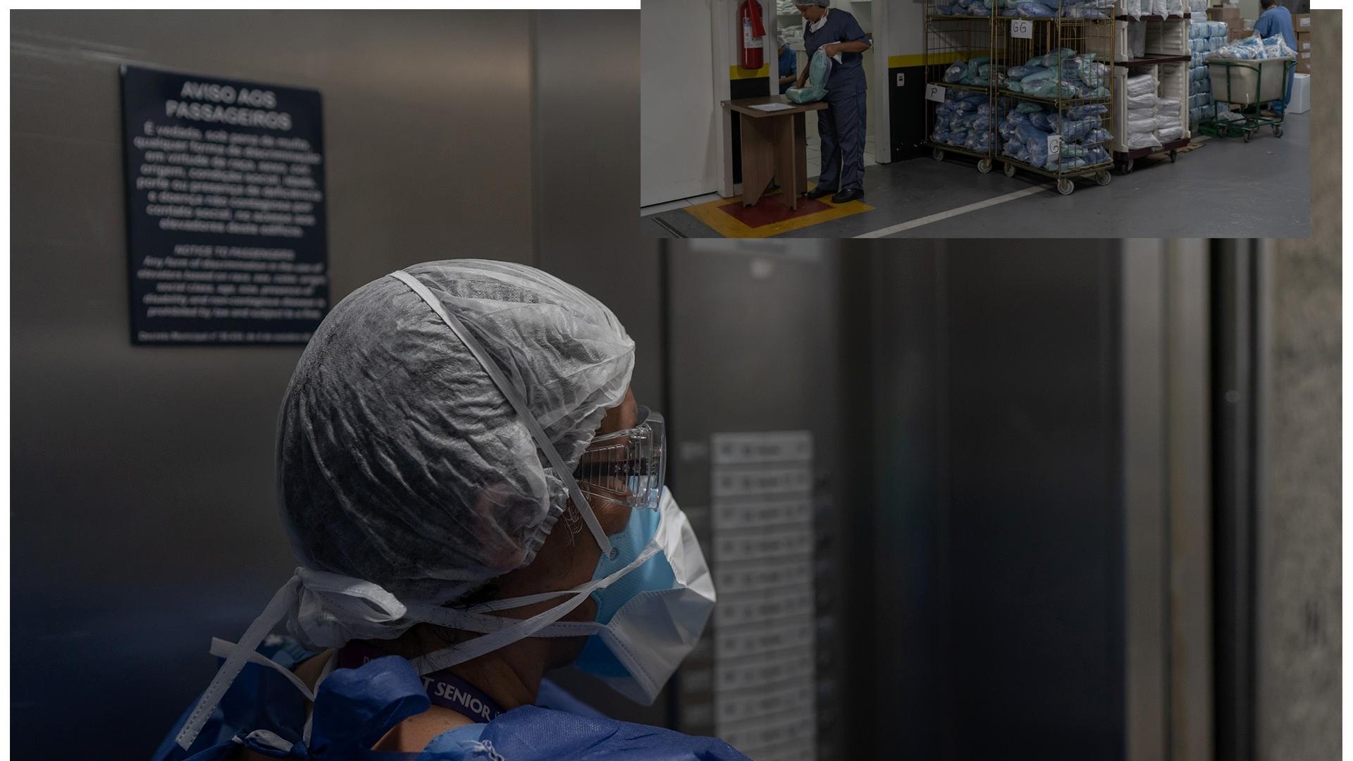 Coronavírus em SP: No Santa Maggiore, o "bip" das máquinas quebra um ...