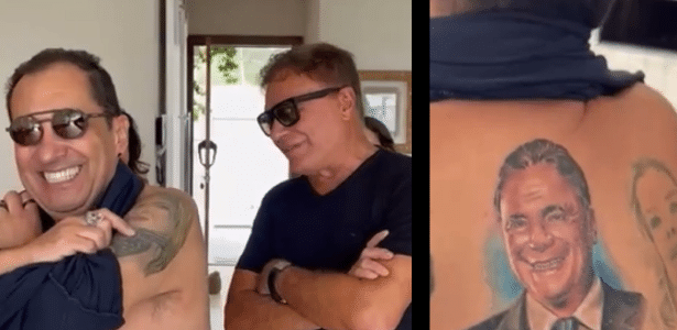 Kajuru tatua Álvaro Dias ao lado de Datena e Galisteu - 20/01/2023 ...