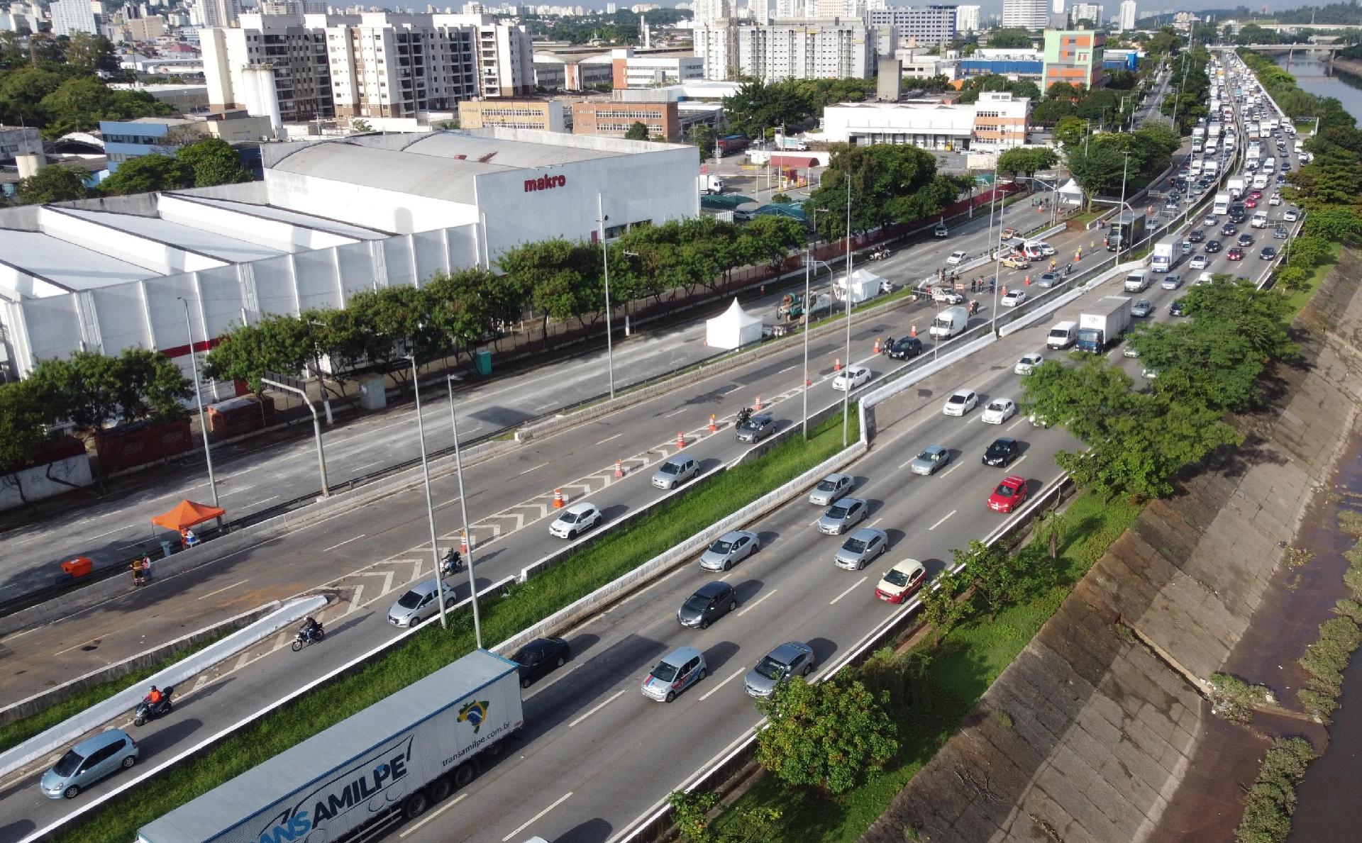 Rodízio suspendo em SP: como fica o trânsito na marginal Tietê