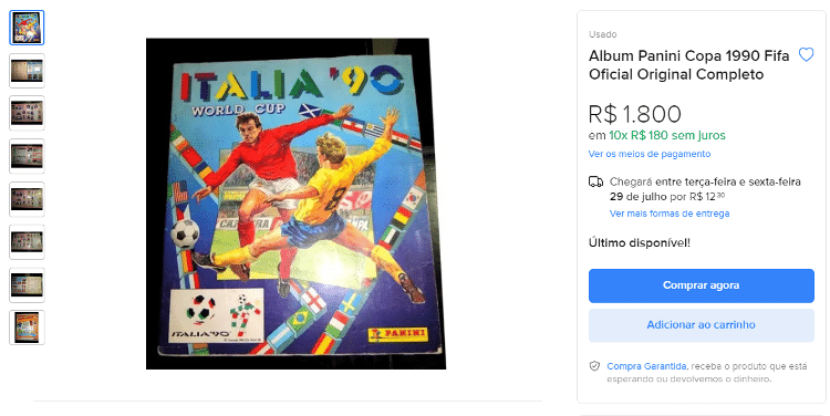 Tem álbum da Copa em casa? Ele pode valer até R$ 36 mil