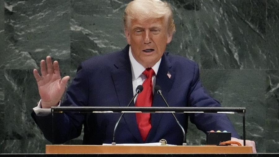 Trump repetiu 'eu' mais de 100 vezes durante discurso na ONU