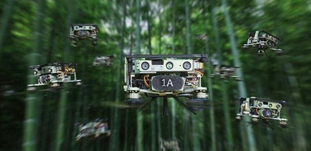 Enxames de drones autônomos são testados com sucesso na natureza - 05 ...
