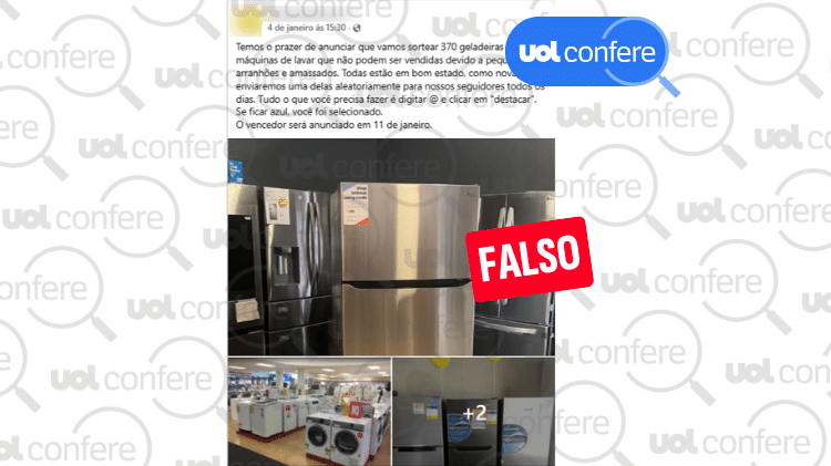 Mercado Livre não está sorteando eletrodomésticos; post leva a golpe
