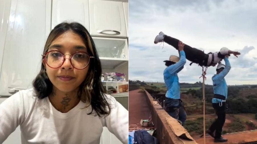 Mulher que fez rope jump um dia antes de morte viu corda remendada