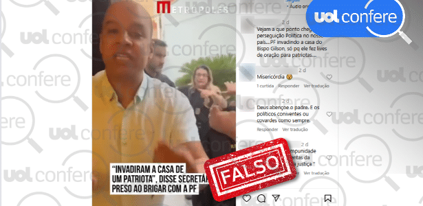 Frei Gilson não foi alvo de ação da PF; vídeo é de secretário em MT