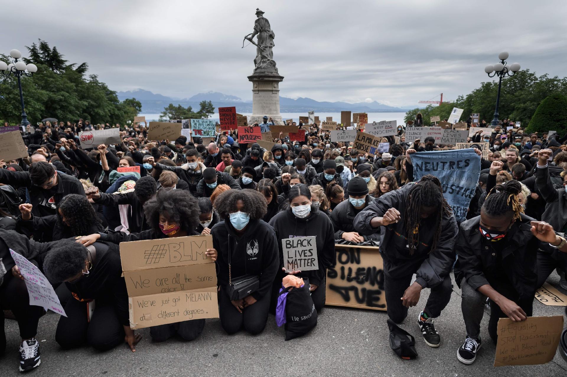 Fotos: Mundo tem novo dia de protestos contra o racismo; veja imagens ...