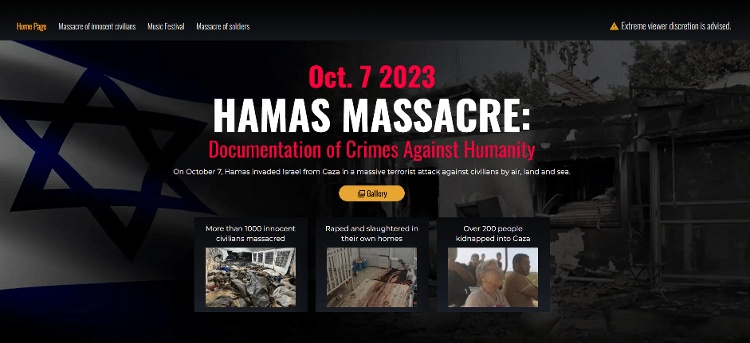 Netanyahu usa broche na ONU com QR Code para imagens do 7 de outubro