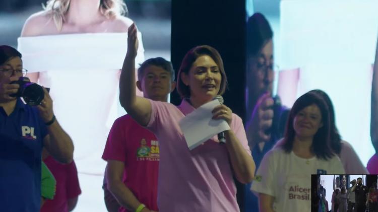 Prefeito de Sorriso (MT) abandona evento com Michelle Bolsonaro