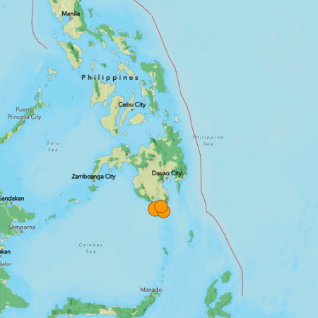 Terremoto de 7,8 atinge área próxima ao sul das Filipinas