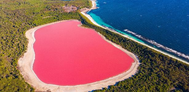 Por que Lago Hillier na Austrália é cor-de-rosa?