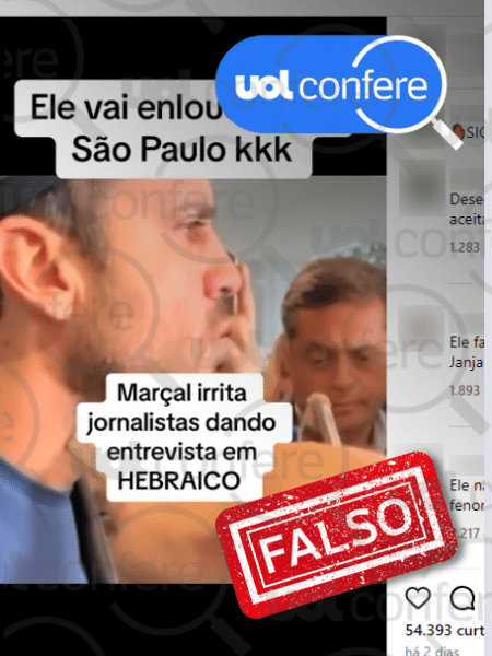 Marçal não concedeu entrevista em hebraico para irritar jornalistas