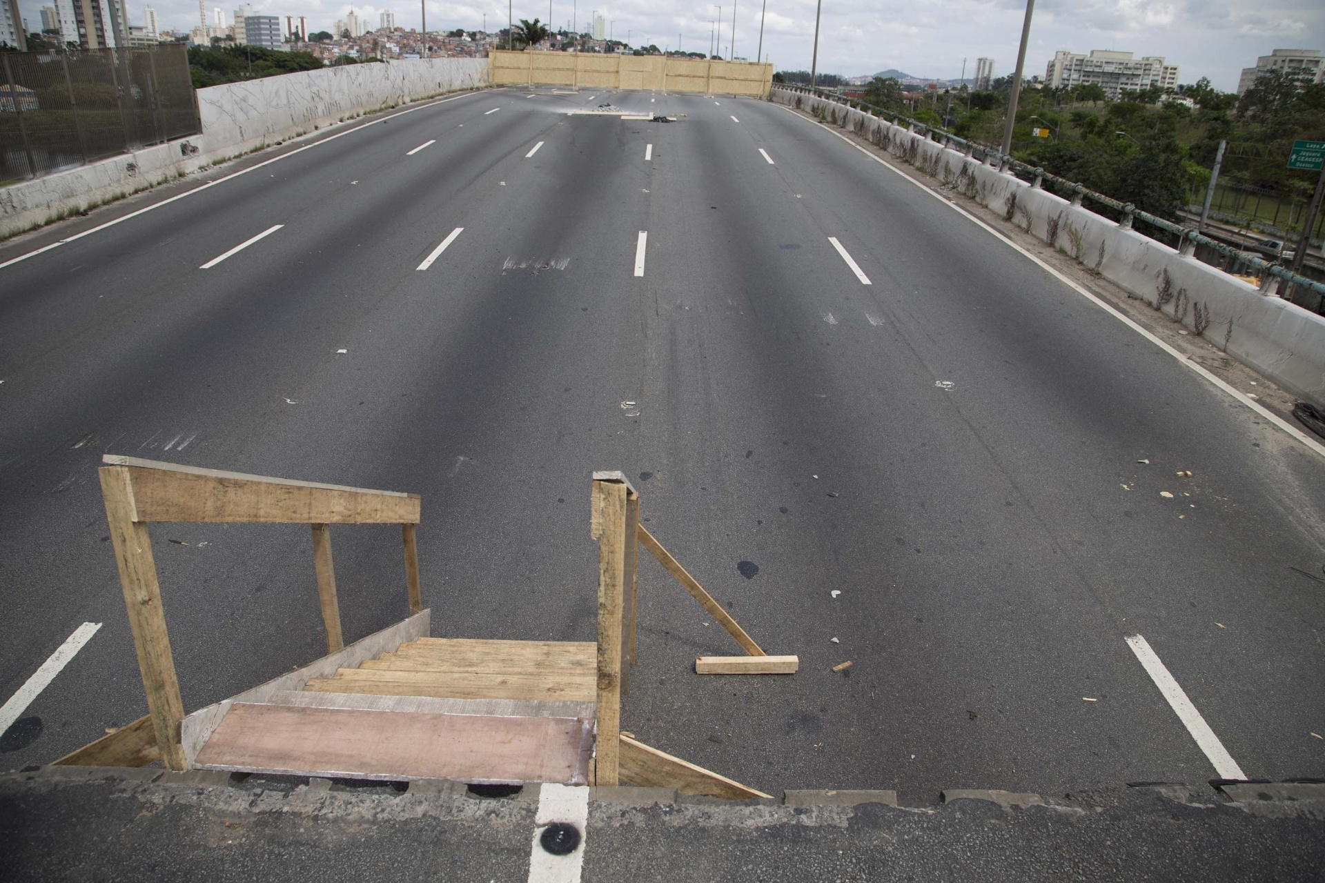 Fotos: Viaduto na marginal Pinheiros, em São Paulo, tem queda parcial ...