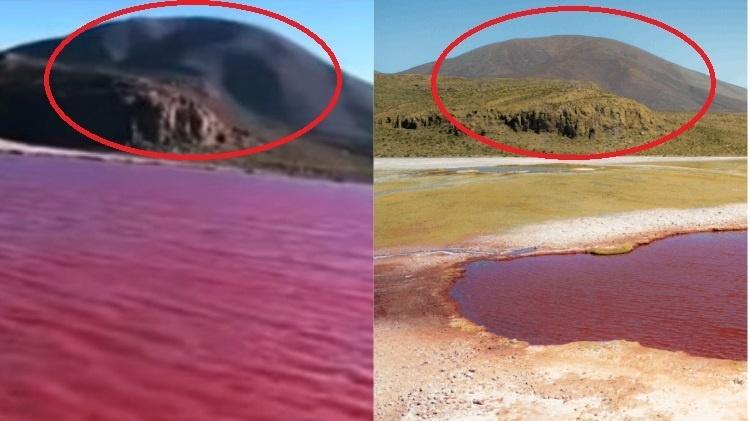Rio Nilo não ficou avermelhado; vídeo é de lagoa no Chile