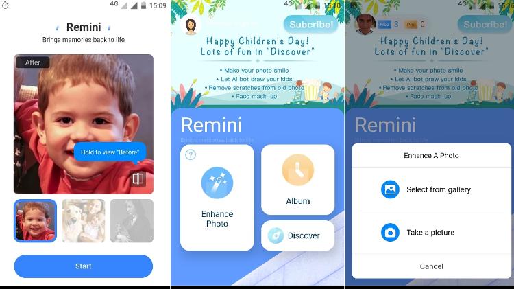 Remini: como usar o app que faz mágica recuperando fotos de má qualidade