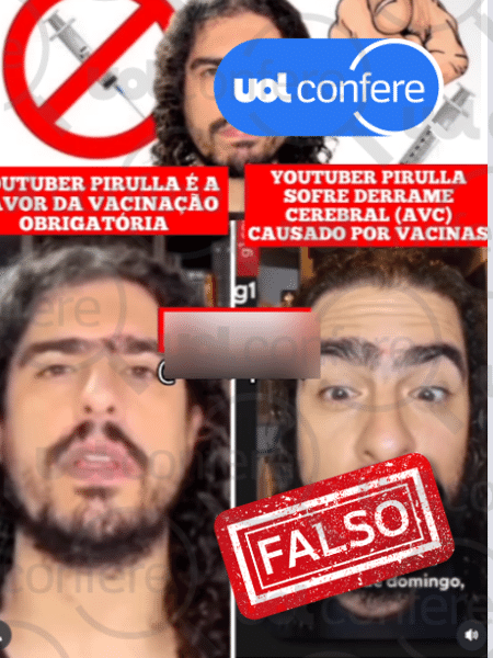 AVC sofrido por Pirula não tenha relação com vacina da covid-19
