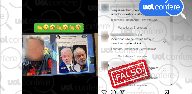 Maduro não afirmou que Lula morreu nem que sósia esteja no poder