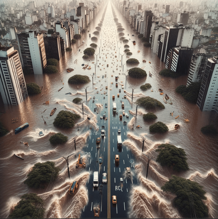 Como ficaram cartões-postais do mundo depois de chuvas intensas?