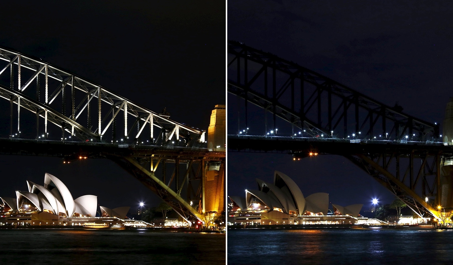 Fotos: Mais de 150 países apagam as luzes na 10ª edição da Hora do ...