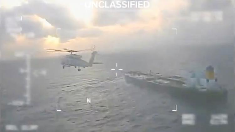 EUA interceptam terceiro navio perto da Venezuela, dizem autoridades