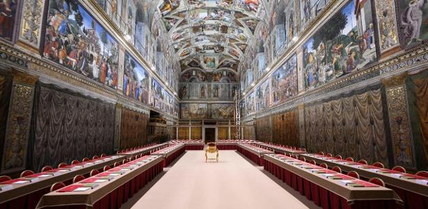 Capela Sistina está pronta para o conclave; veja fotos e detalhes