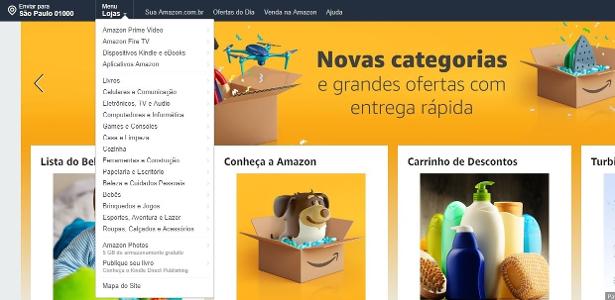 Finalmente! Amazon começa venda direta no Brasil, de eletrônico a ...