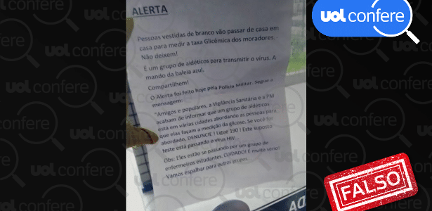 Corrente falsa diz que pessoas com HIV passam o vírus de casa em casa