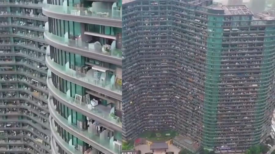 4 vezes mais que Copan: prédio gigante na China abriga 20 mil pessoas