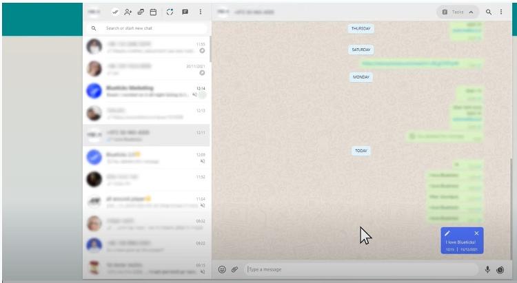 Blueticks: extensão para agendar WhatsApp é segura?