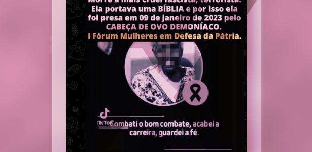 Ilda, idosa que orava em acampamento bolsonarista, não morreu