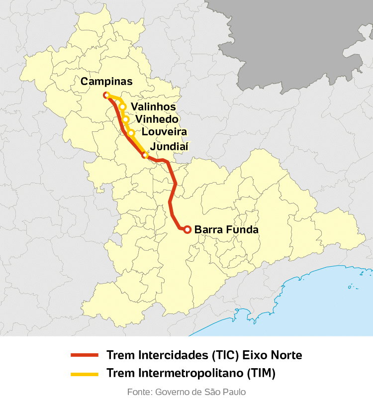 Trens até litoral e interior de SP: o que falta para saírem do papel