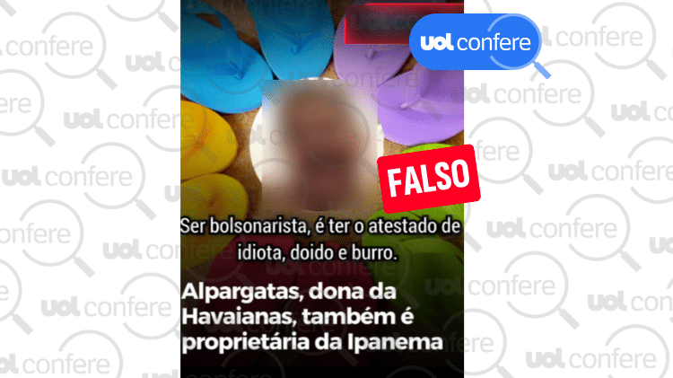 Havaianas e Ipanema pertencem a empresas diferentes