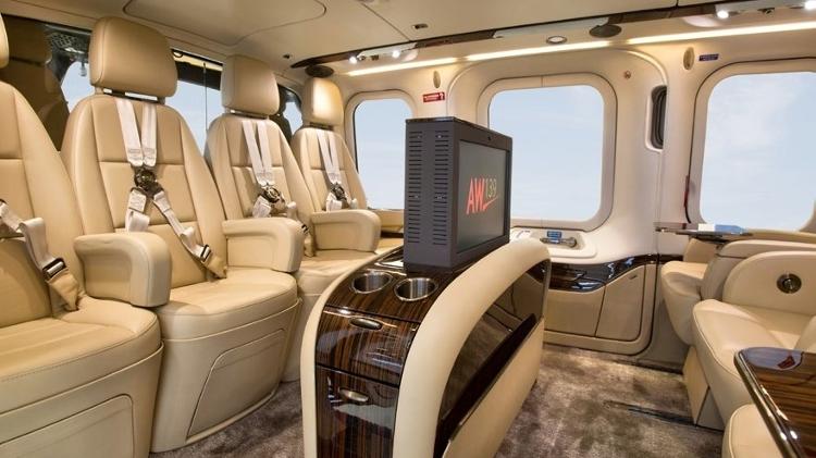 Helicópteros luxuosos têm design interno da Mercedes e custam até R$ 61 ...