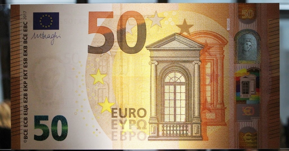 Banco Central Europeu lança nova cédula de 50 euros - Economia - BOL ...