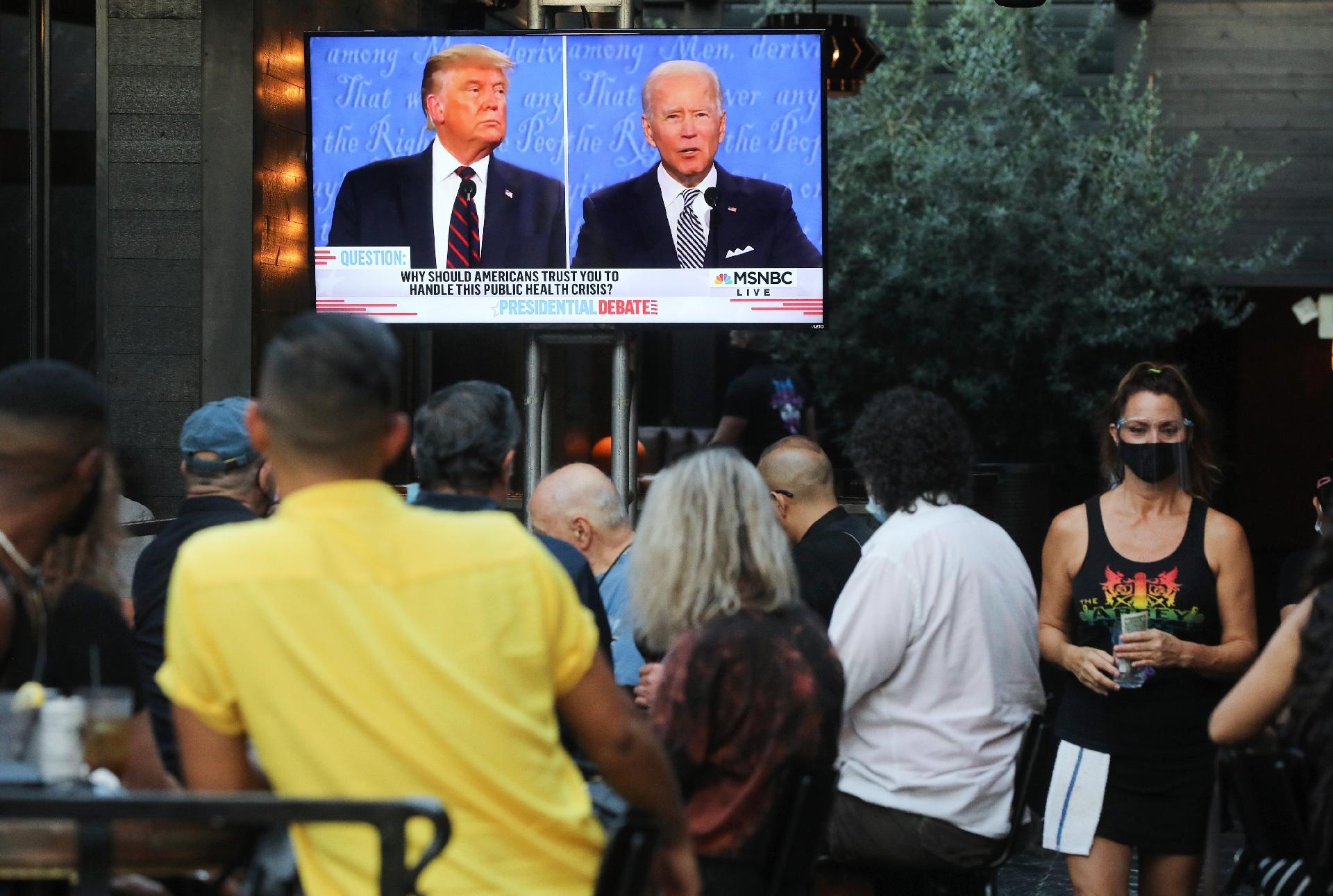 Fotos: Trump x Biden: primeiro debate nos EUA - 29/09/2020 - UOL Notícias