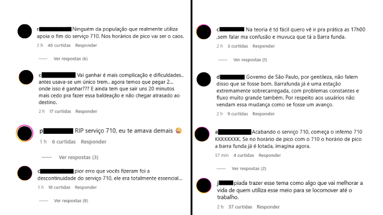 Serviço 710 da CPTM em SP para de funcionar hoje; saiba como ficará