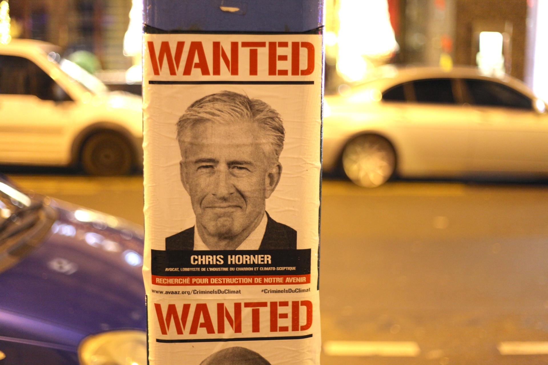 Fotos: ONG cola cartazes com "procurados por destruir nosso futuro ...