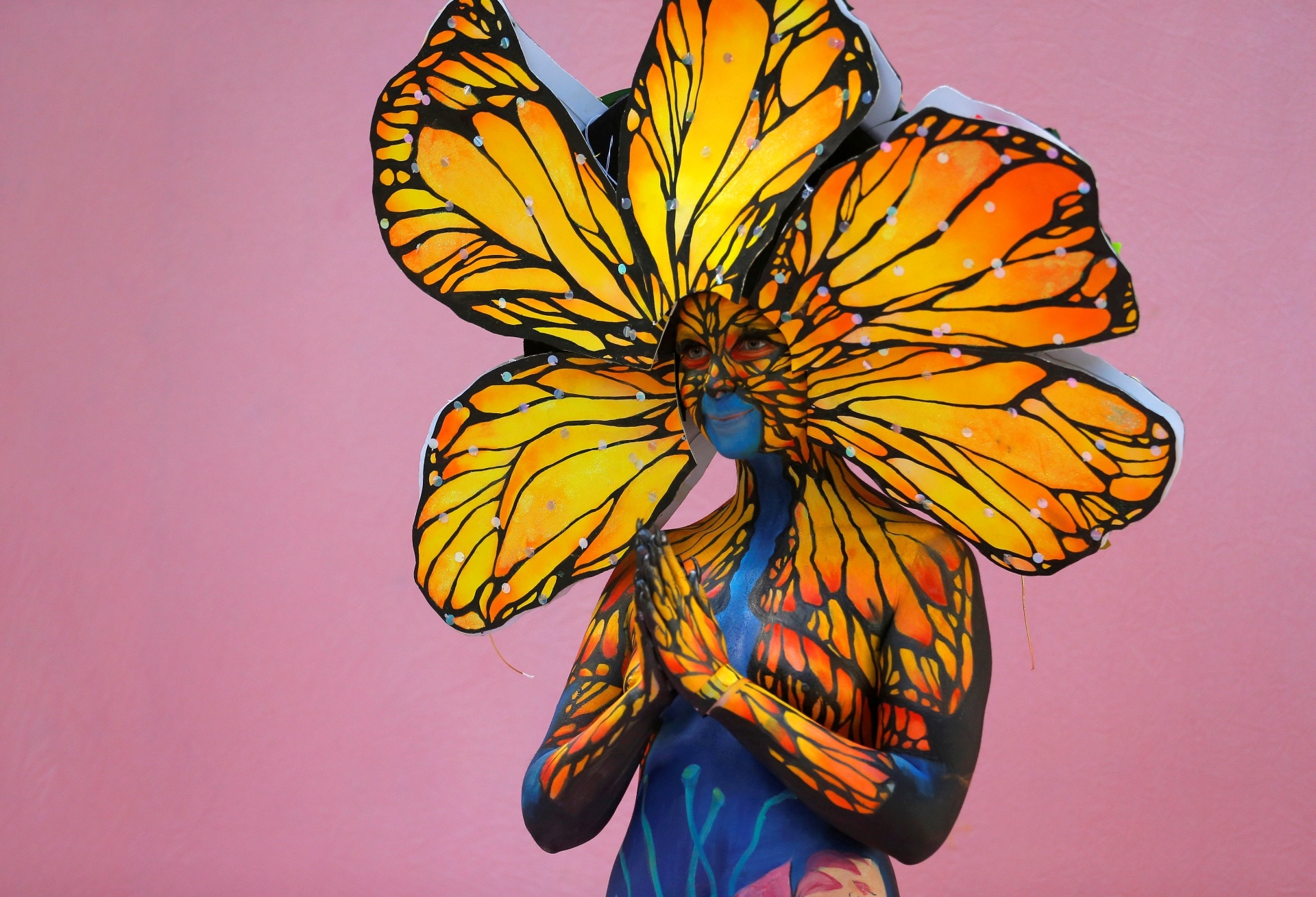 Fotos: Artistas transformam corpos em tela e criam obras de arte na ...