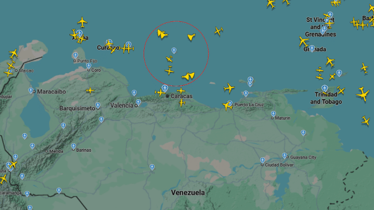 Qual o poder de fogo dos caças dos EUA que sobrevoaram a Venezuela?