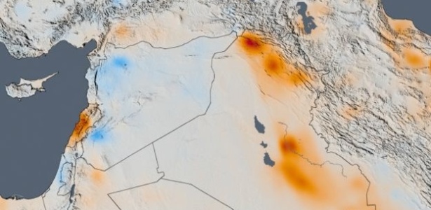 Imagens de satélite da Nasa mostram quais são os países mais poluídos ...