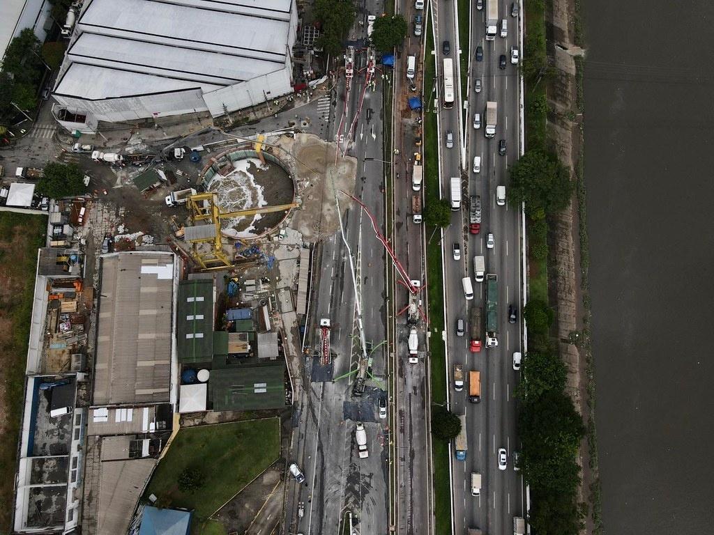 Cratera da Marginal Tietê: Pista central deve ser liberada hoje