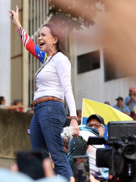 María Corina Machado dedica Nobel da Paz a venezuelanos e a Trump