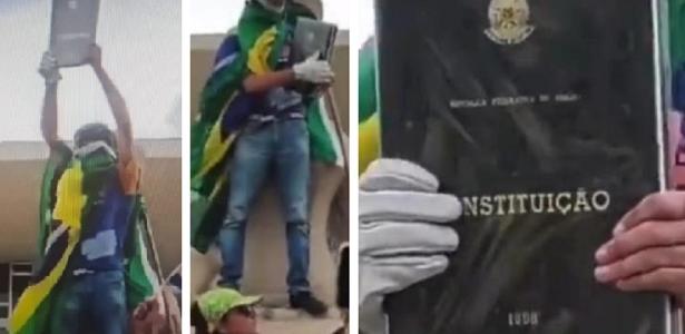 PF prende empresário que furtou Constituição no 8 de janeiro