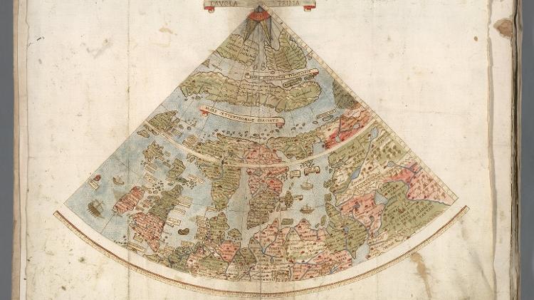 Mapa-múndi de quase 440 anos traz coincidência curiosa sobre a Arca de Noé
