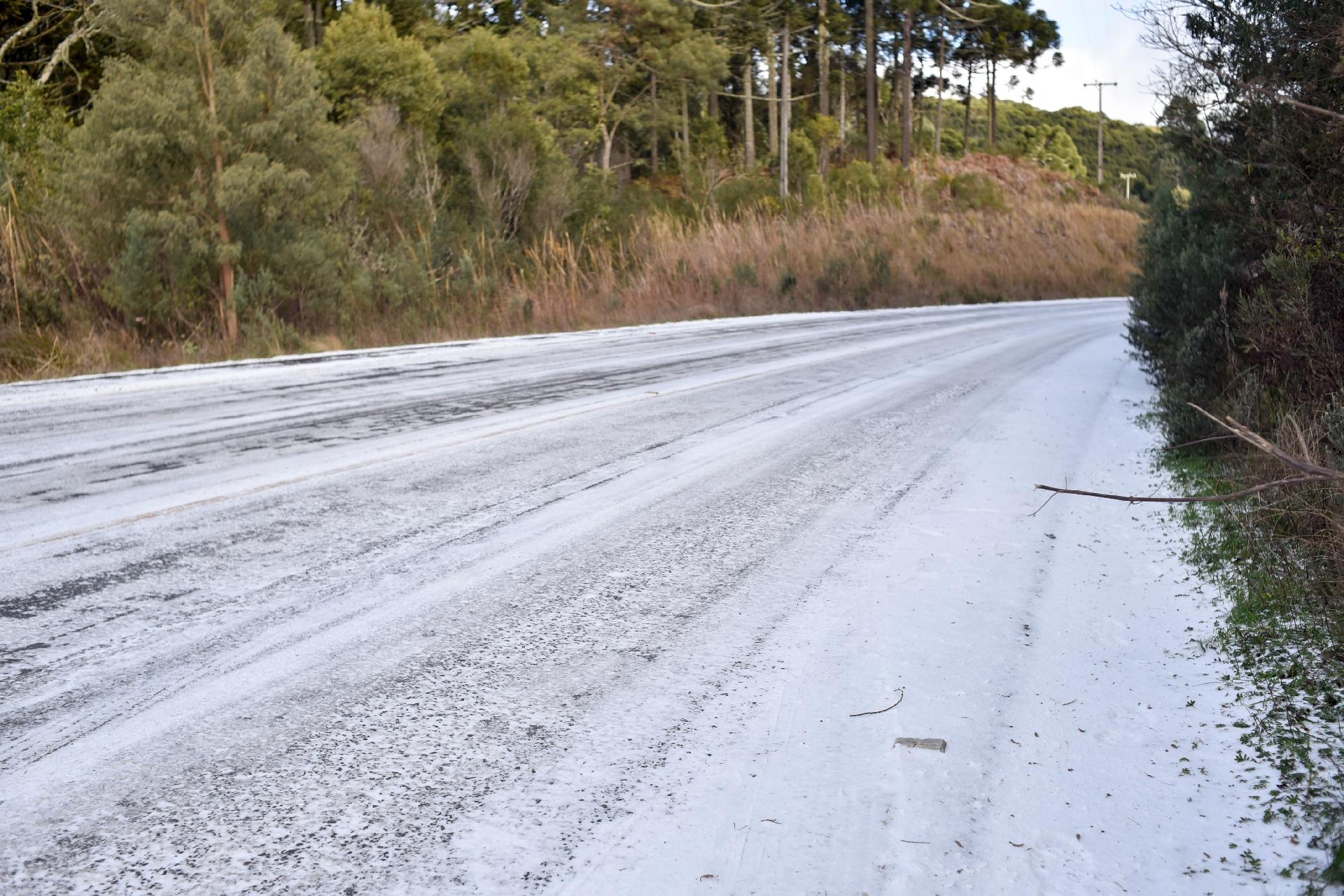 Neve: Mais de 40 cidades do sul do Brasil registraram fenômeno