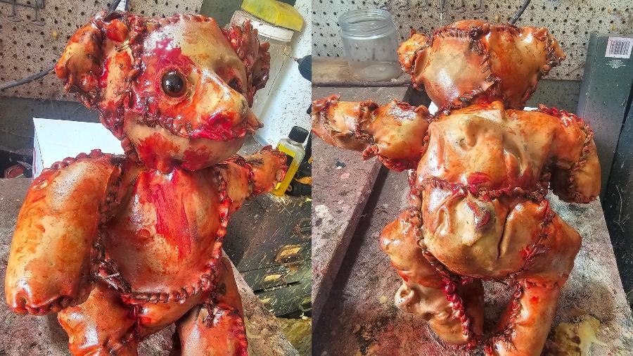 Descoberta de ursinho de pele humana realista mobiliza polícia nos EUA
