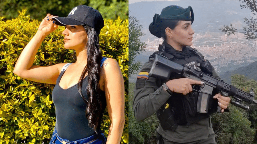 Policial ganha fama com armas e sensualidade em ex-reduto de Escobar