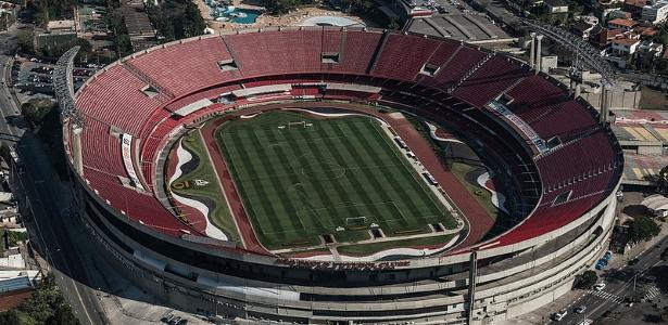 A caminho do Estádio do Morumbi