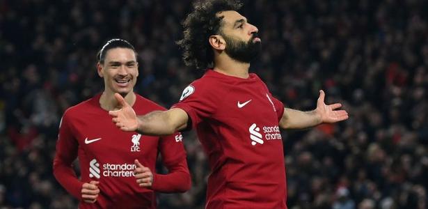 Salah diz que celebrará recorde pelo Liverpool com 'chá de camomila'