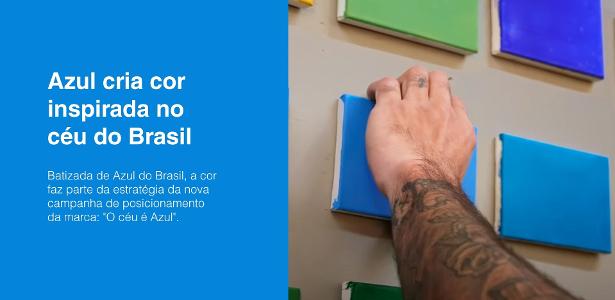 Azul cria cor inspirada no céu do Brasil